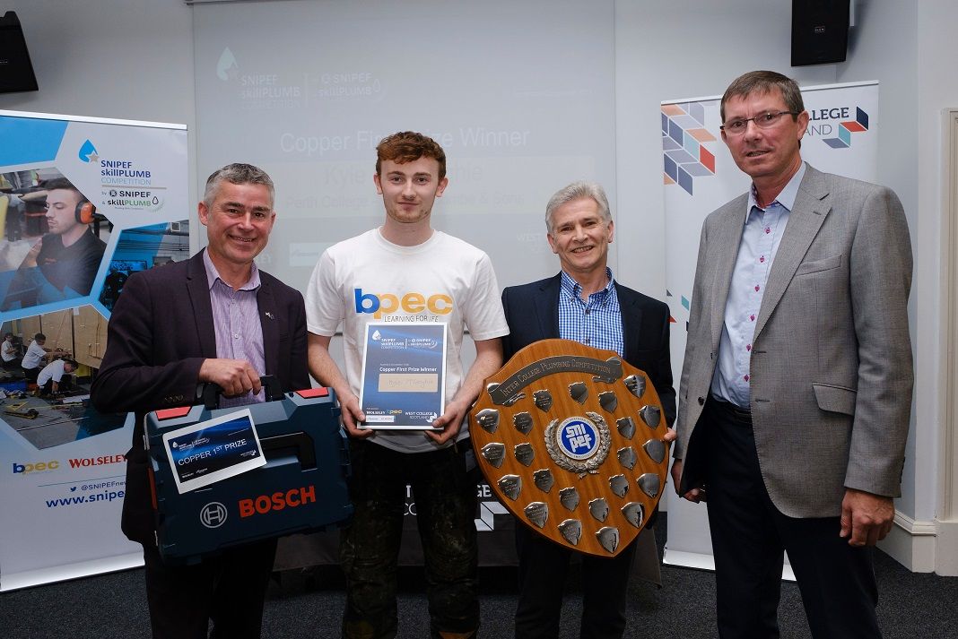 Perth apprentices top Scottish SkillPLUMB competition | Heating & Plumbing Monthly Magazine (HPM)