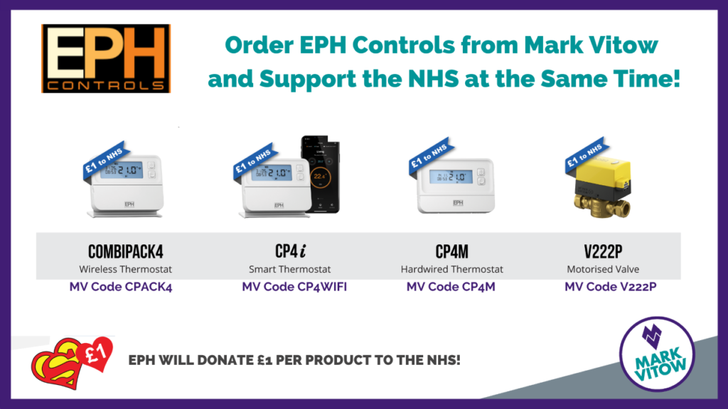 Mark Vitow partners with EPH Controls in NHS Fundraiser | Heating ...