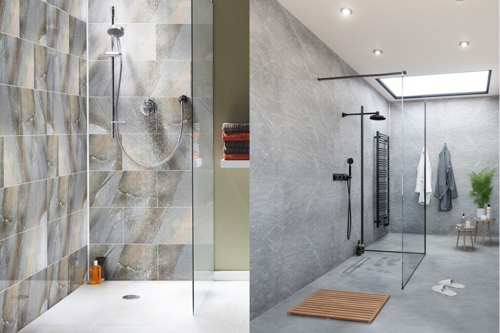 New premium shower and wall panel options in Freefoam Geo-panel range ...