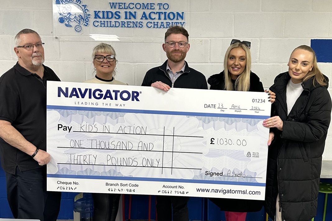 Navigator MSL raises over £1,000 for Kids in Action Bedfordshire ...