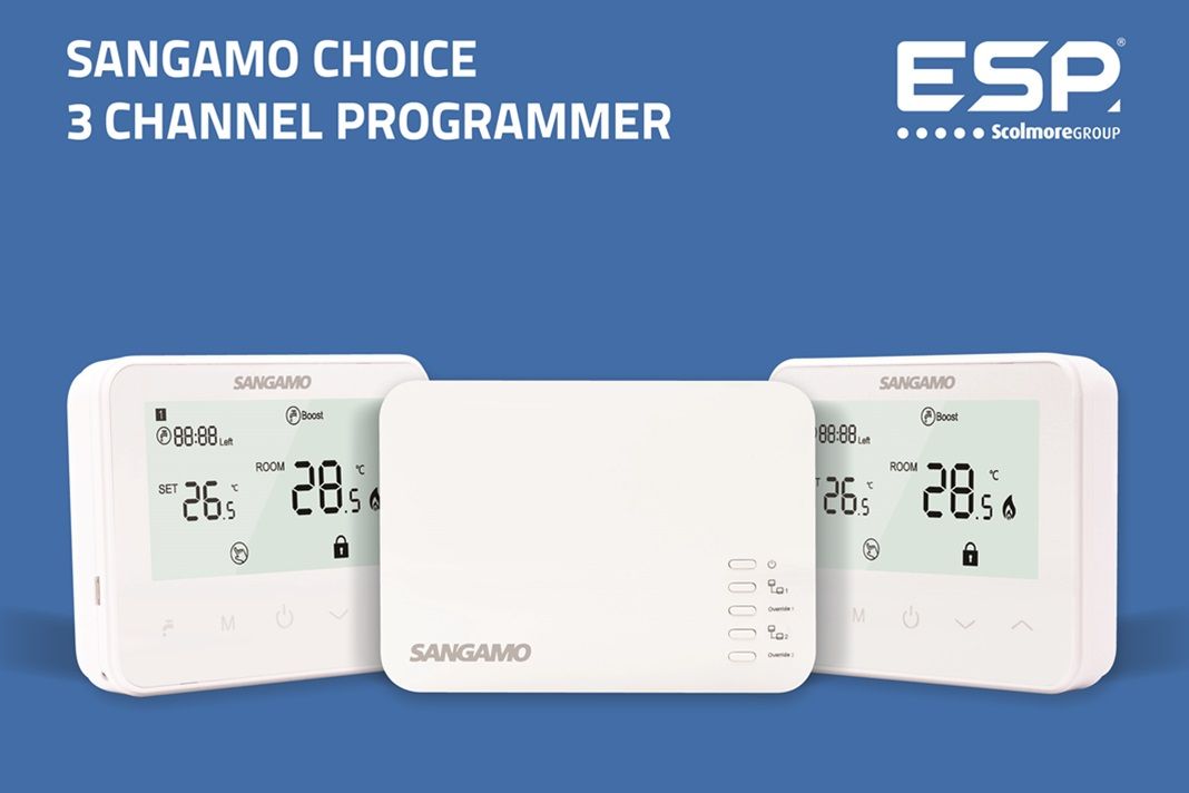 New three channel programmable thermostat from Sangamo | Heating ...