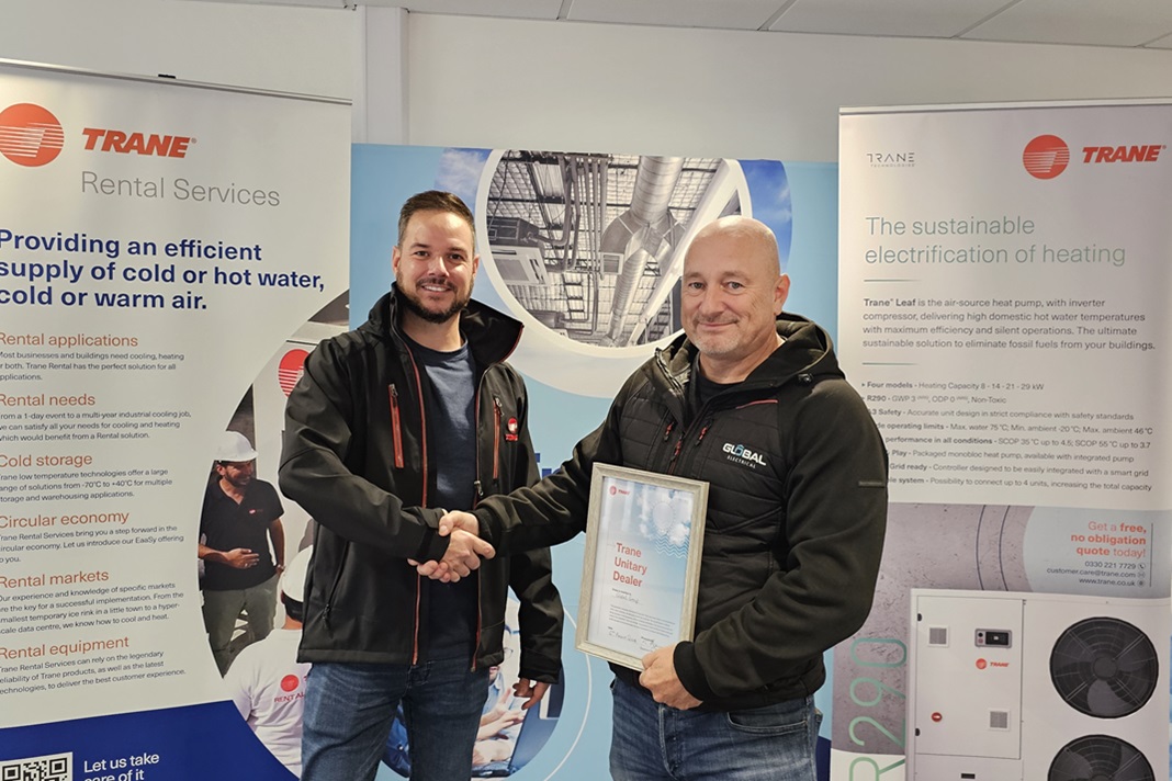 Trane announces Global Group as a unitary dealer for new LEAF heat pump ...
