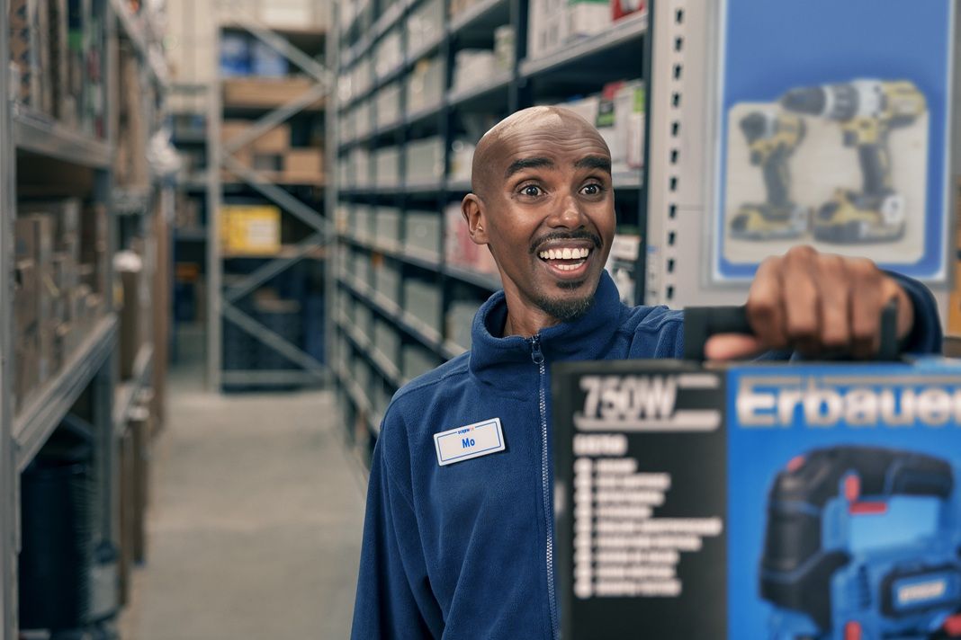 Sir Mo Farah features in new Screwfix advert | Heating & Plumbing ...